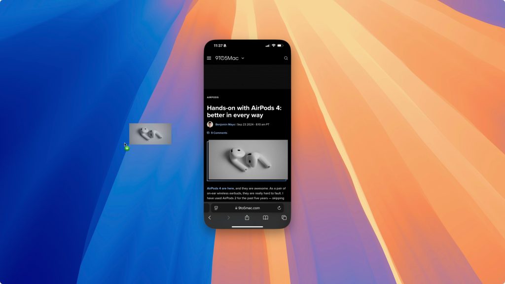 iOS 18.1 beta 5 changes and features - iPhone Mirroring drag and drop ...