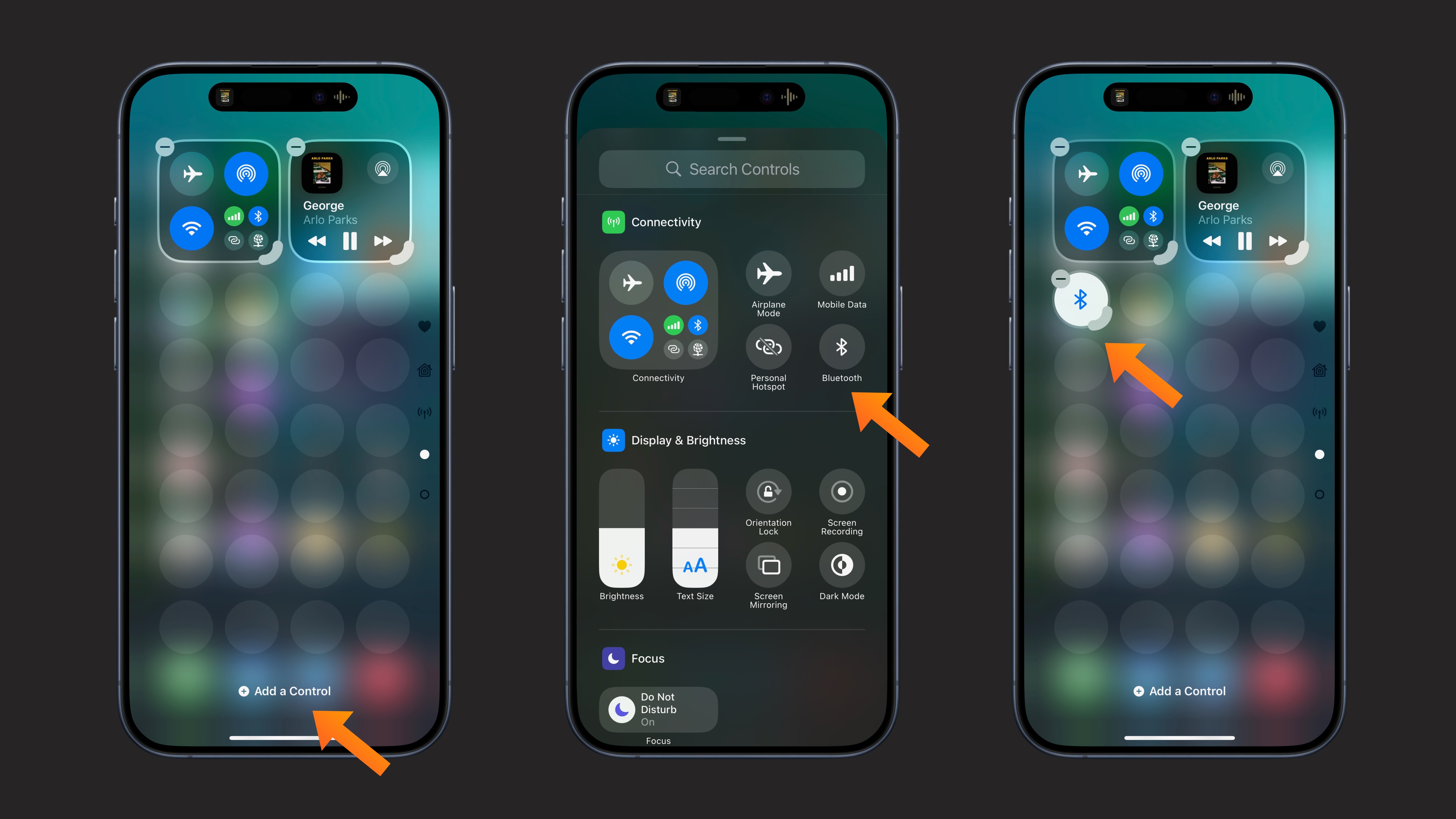 iOS 18: How to add a Bluetooth toggle to Control Center on iPhone