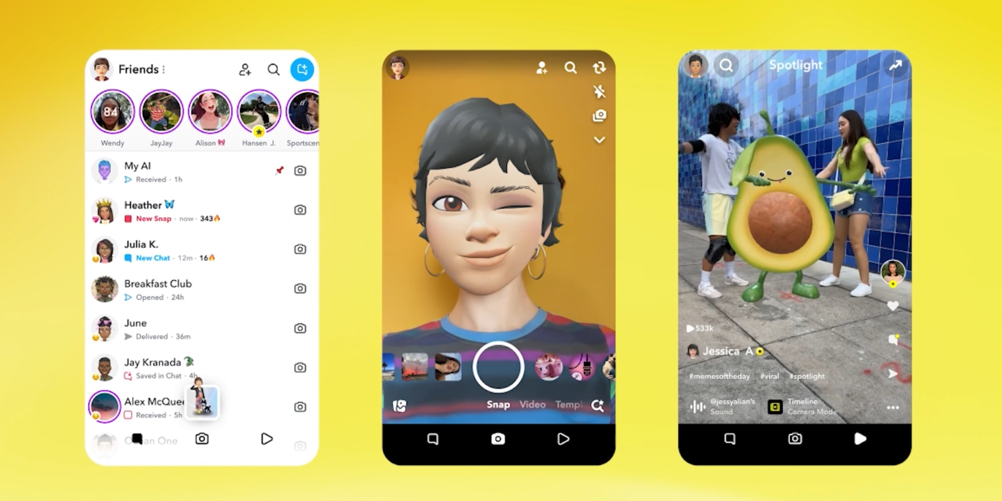 Snapchat is getting redesigned, plus new AI lens displays an old-aged ...