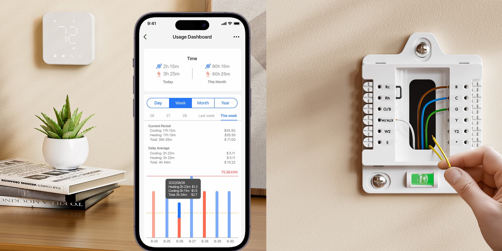 Meross thermostat is now available with Matter and HomeKit
