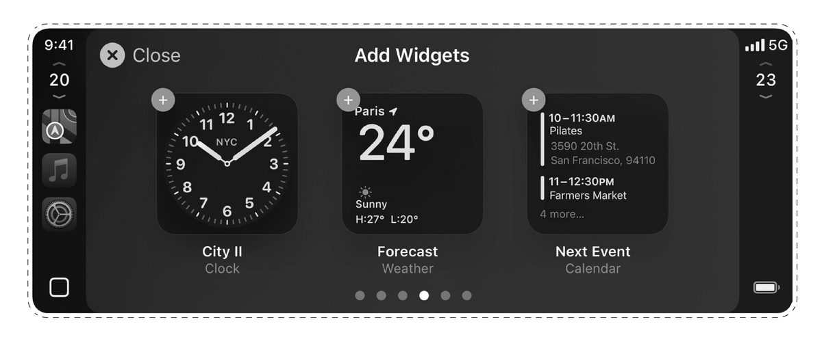CarPlay 2 custom widgets UI revealed as Apple continues development ...