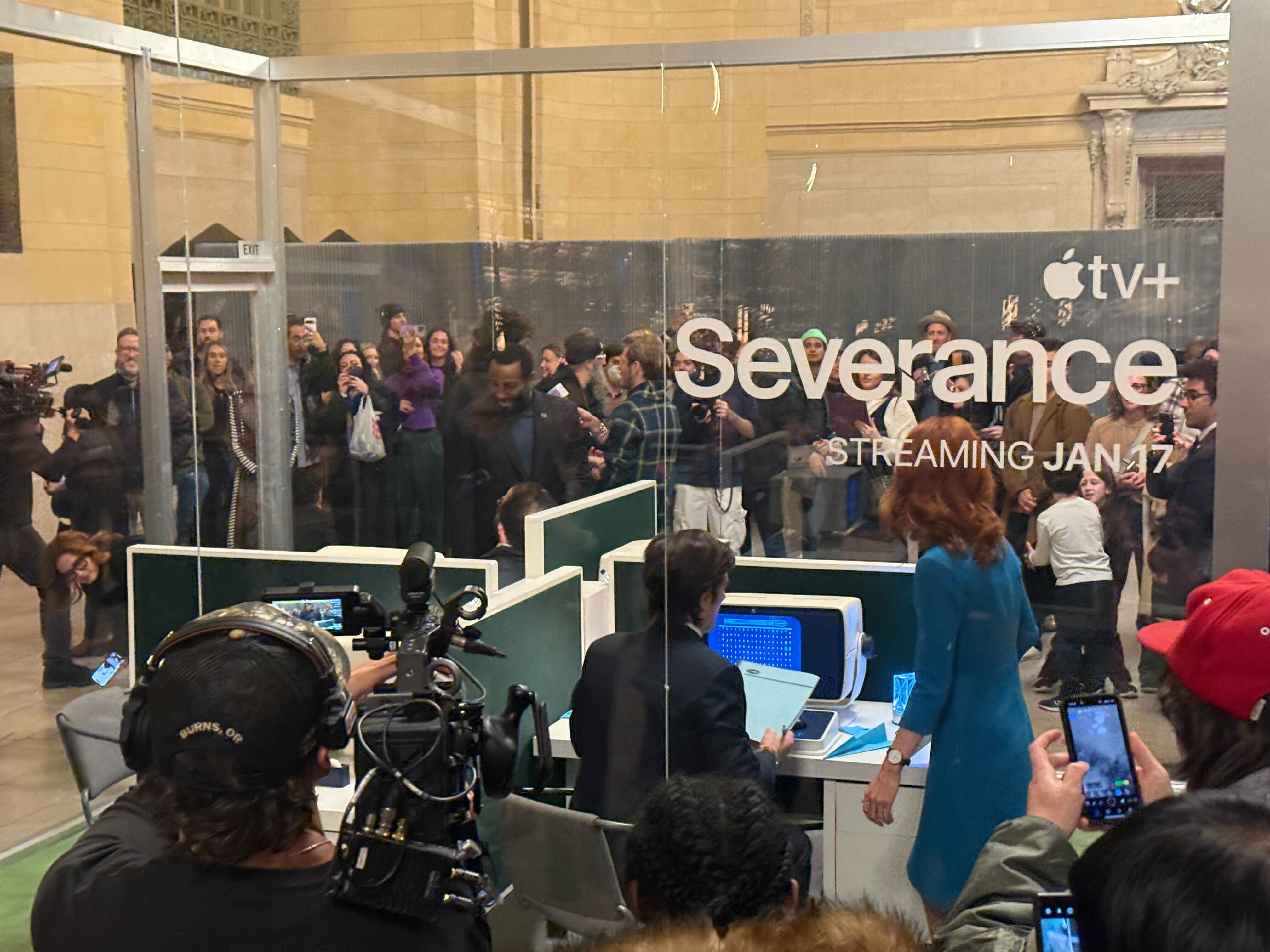 Apple has ‘Lumon employees’ working inside Severance cube at Grand ...