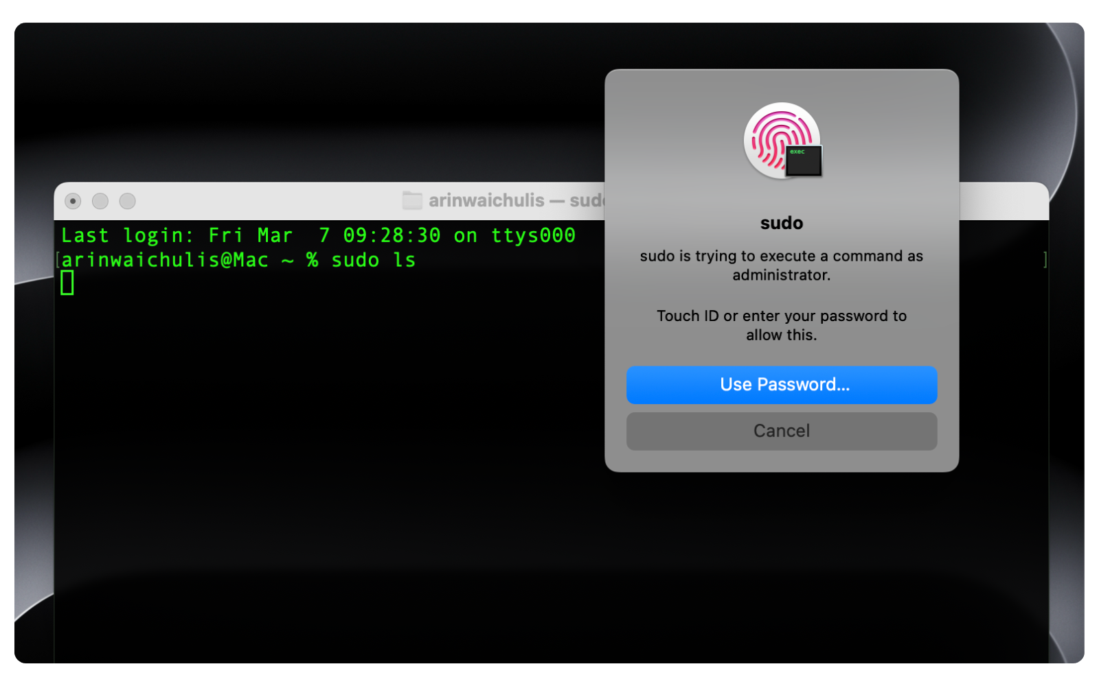 Stop typing your sudo password, here's how to use Touch ID instead ...