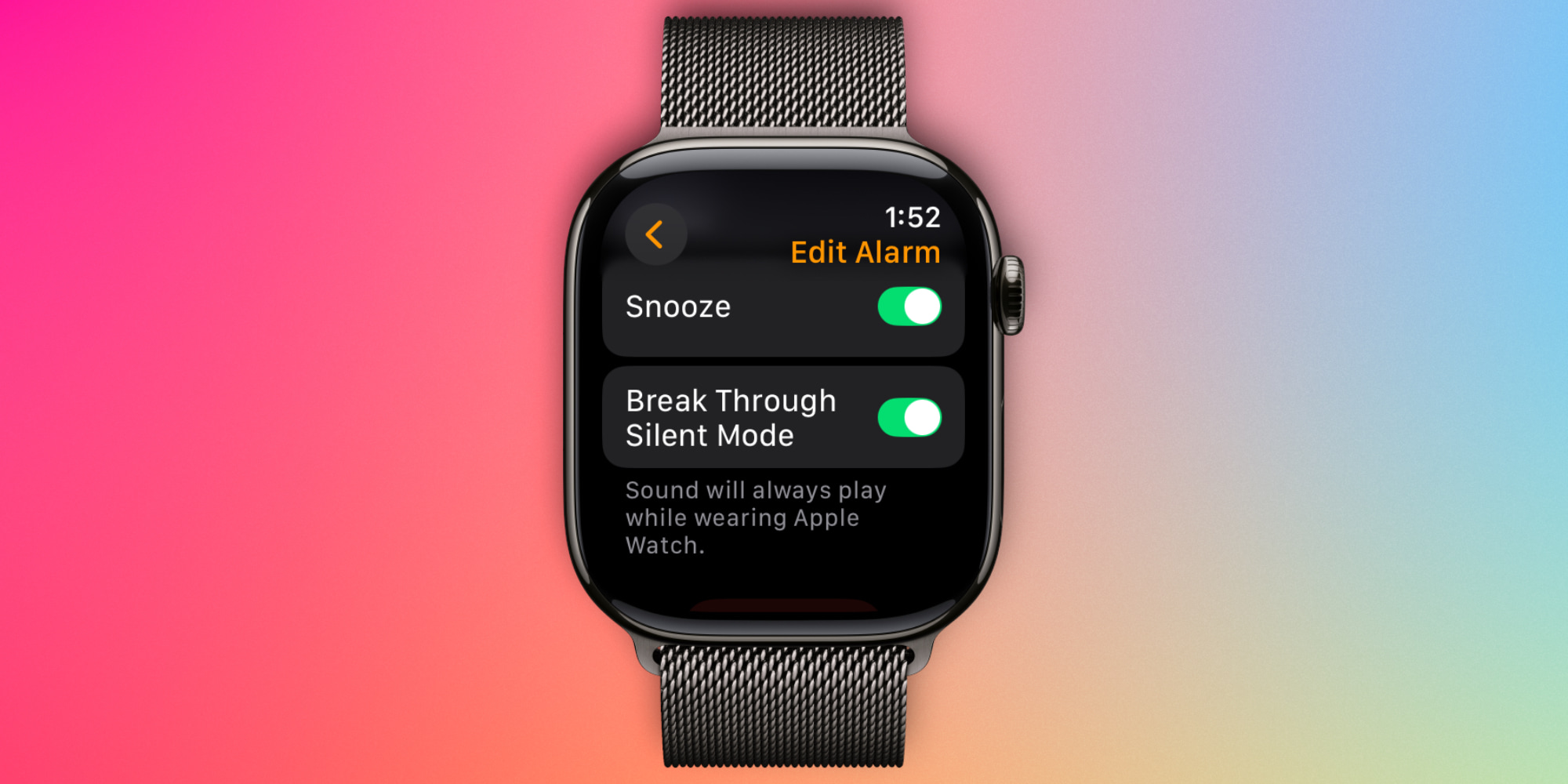 watchOS 11.4 gave your Apple Watch an alarm feature that’s long been ...