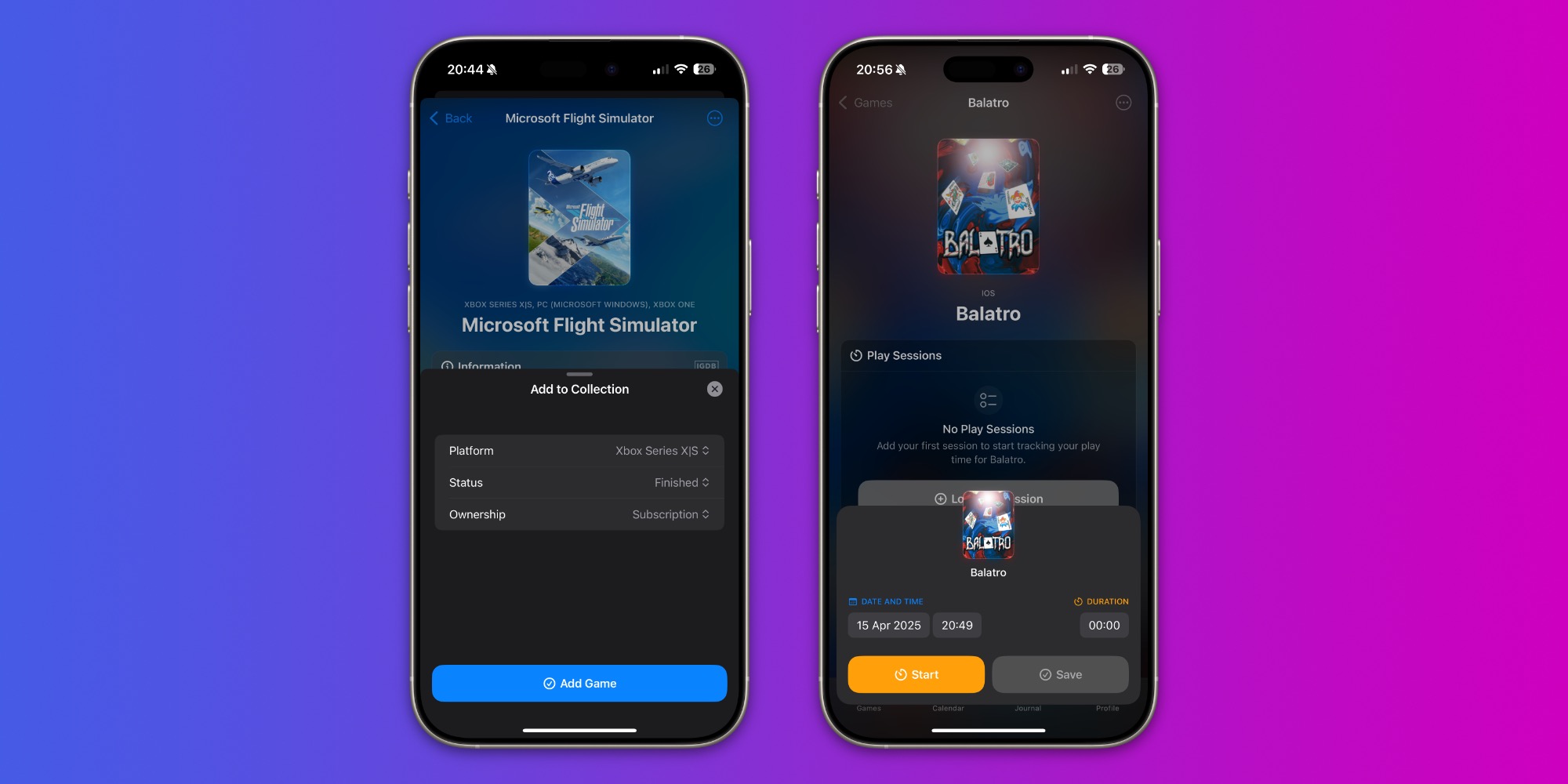 GamePal helps you keep keep track of your game collection
