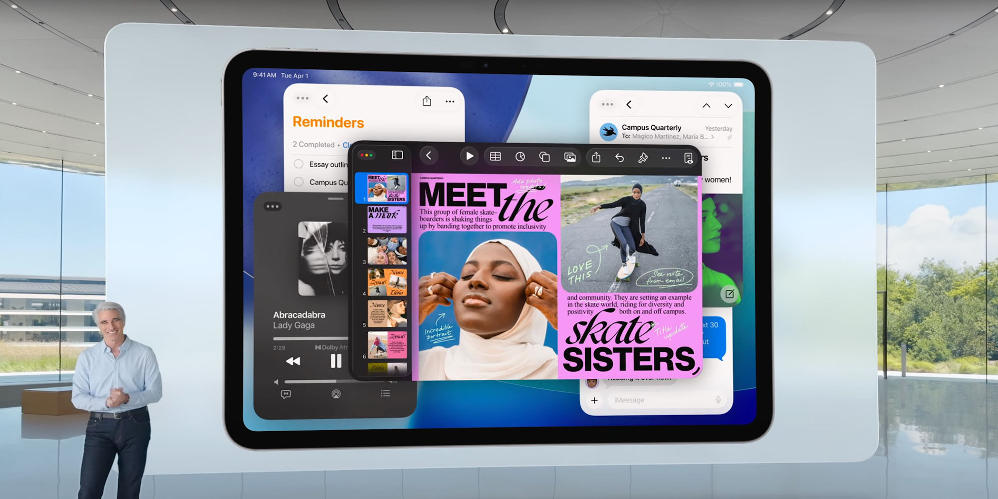 Craig Federighi explains why iPad shouldn’t run macOS, more in new interview - 9to5Mac