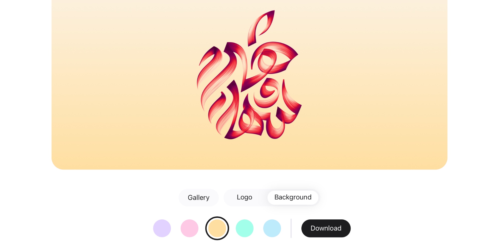 Apple’s website lets you create your own custom wallpaper with its logo ...