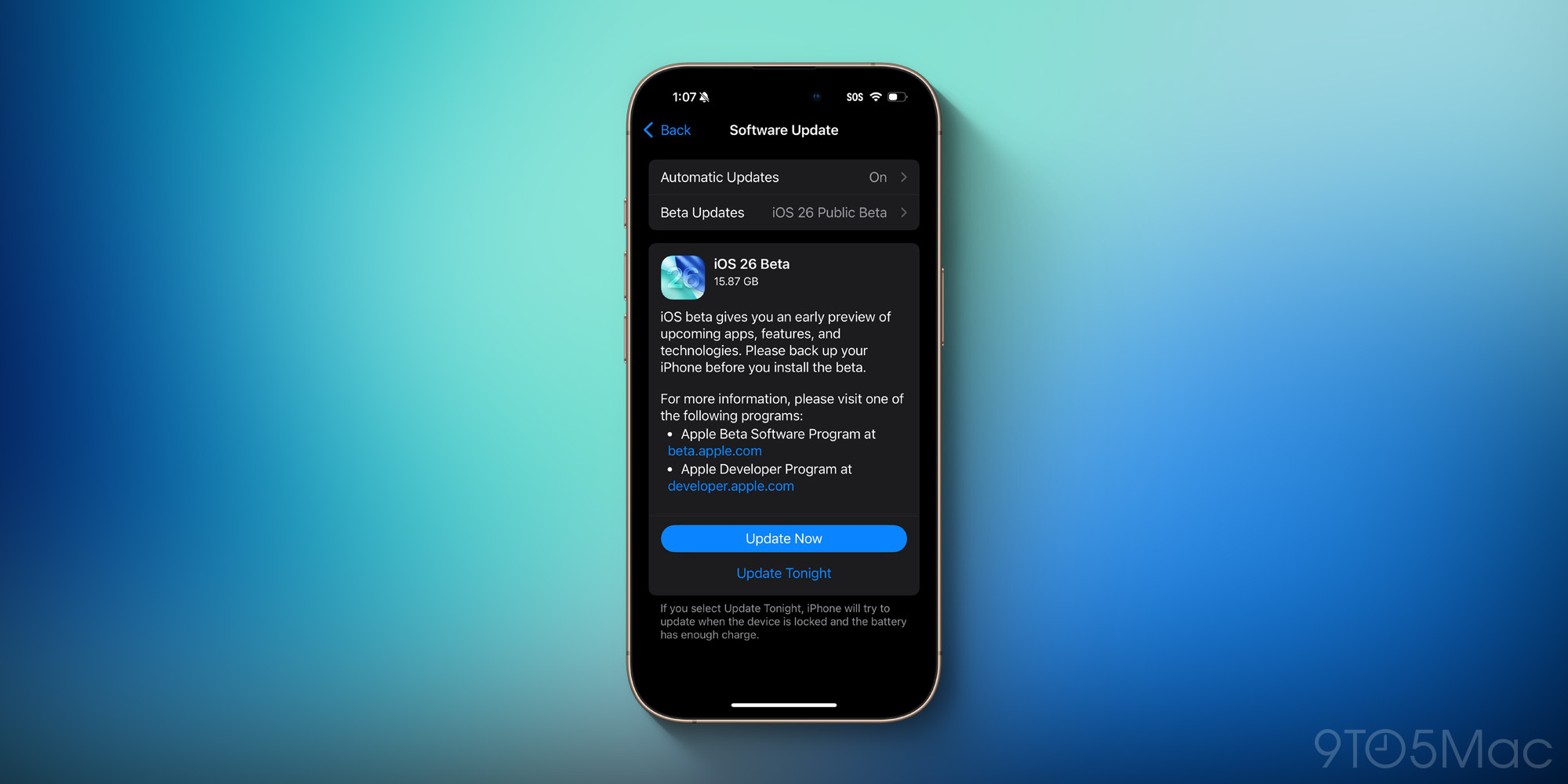 iOS 26 public beta now available with new design and more - 9to5Mac