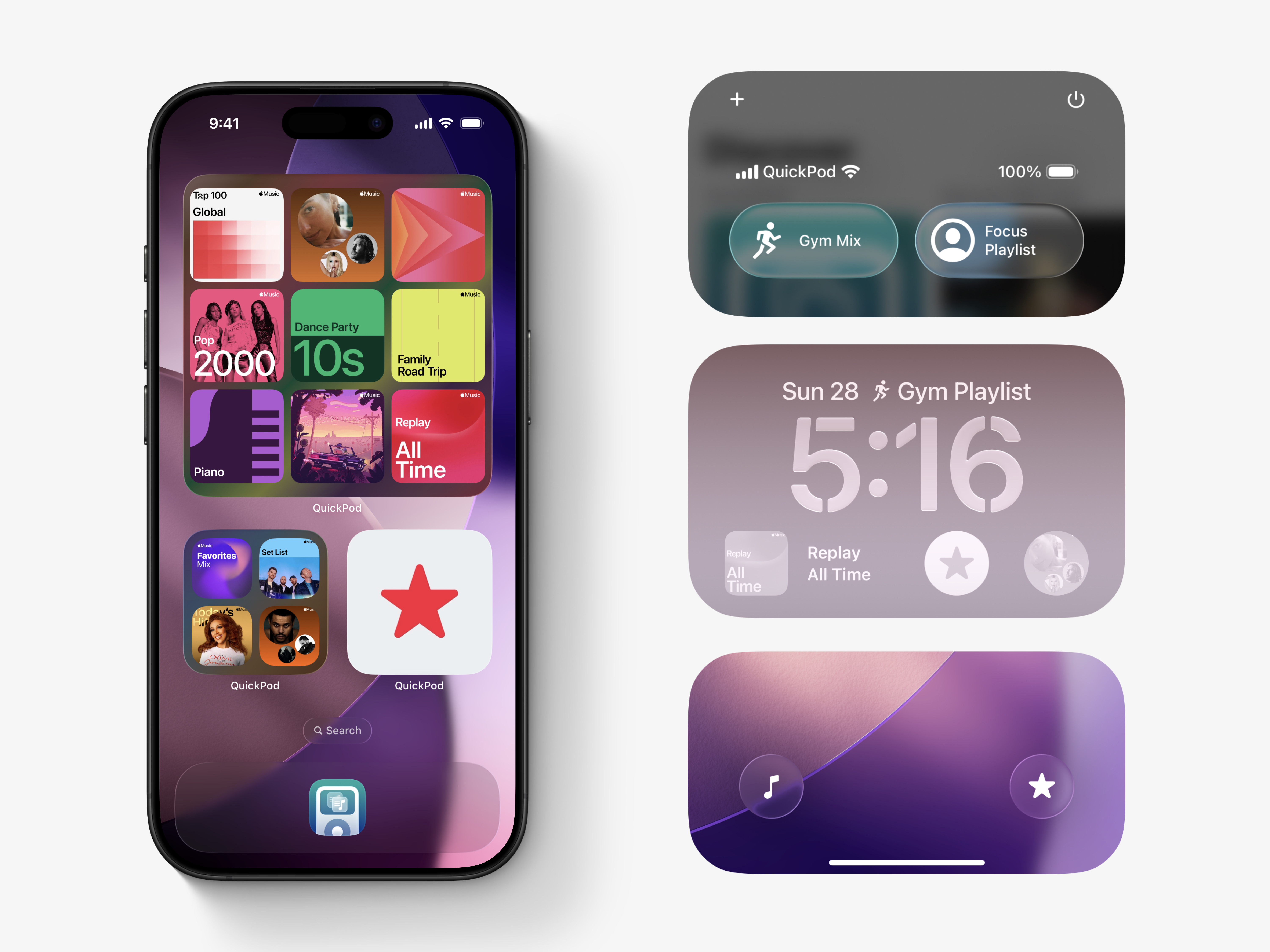 Indie App Spotlight: 'QuickPod' offers useful widgets for an integrated ...