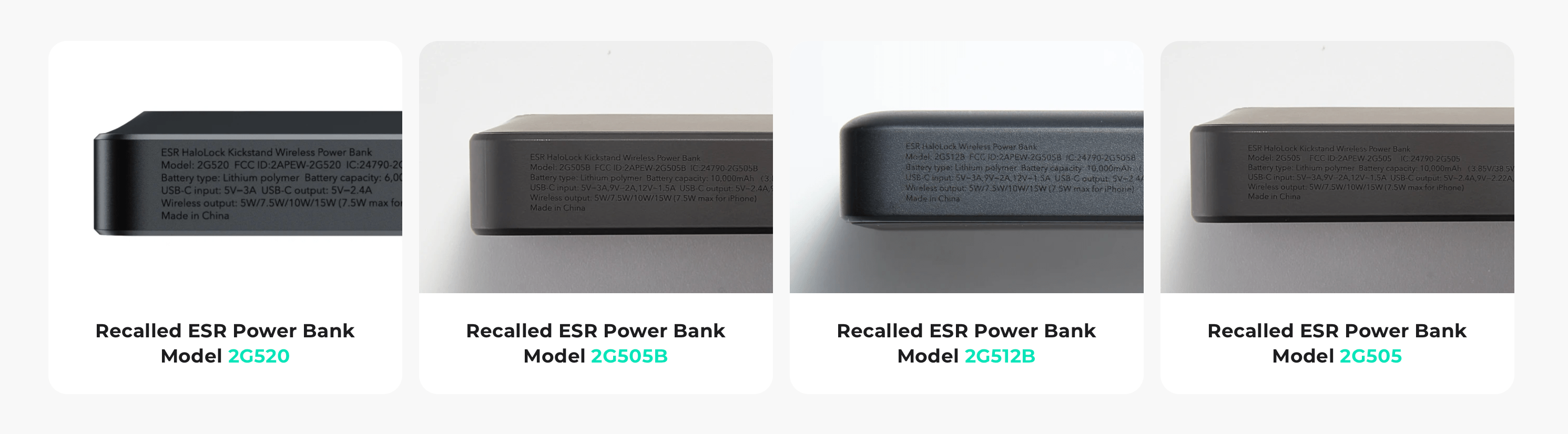 ESR recalls over 50,000 HaloLock wireless power banks due to fire and ...
