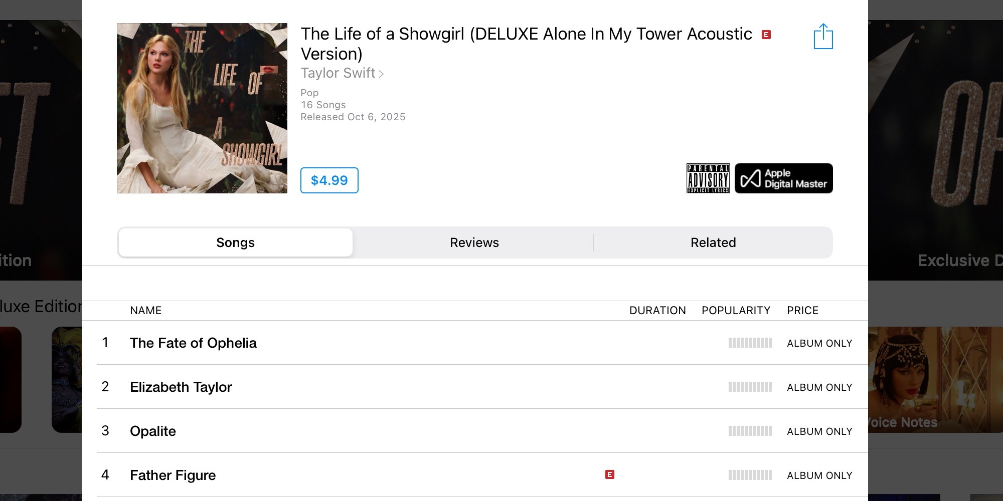 Taylor Swift launches iTunes-exclusive The Life of a Showgirl ‘Deluxe ...