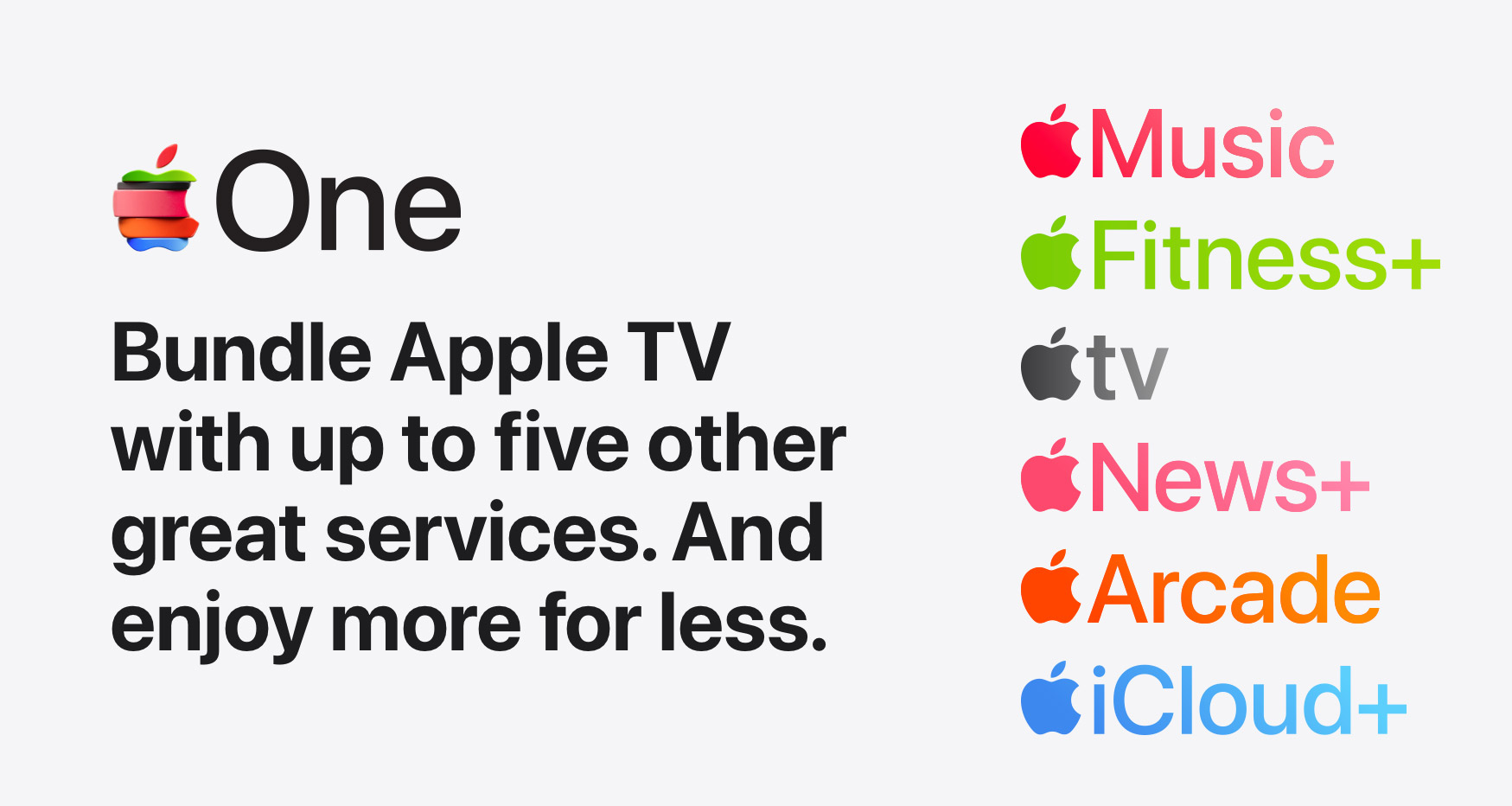 Apple showcases a very cool-looking new Apple One logo - 9to5Mac
