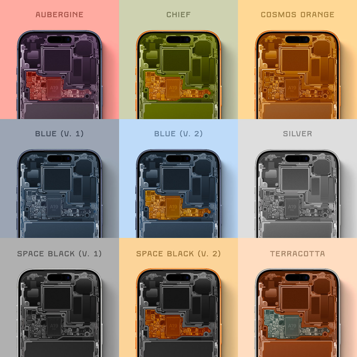 Get the iPhone 17 Pro and iPhone 17 Pro Max internals wallpapers - 9to5Mac