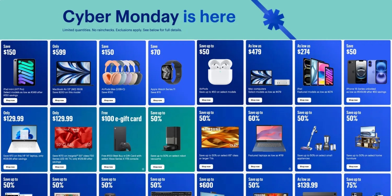 Cyber Monday: Apple Watch Series 11, iPad mini, MacBook Pro... 9to5Mac