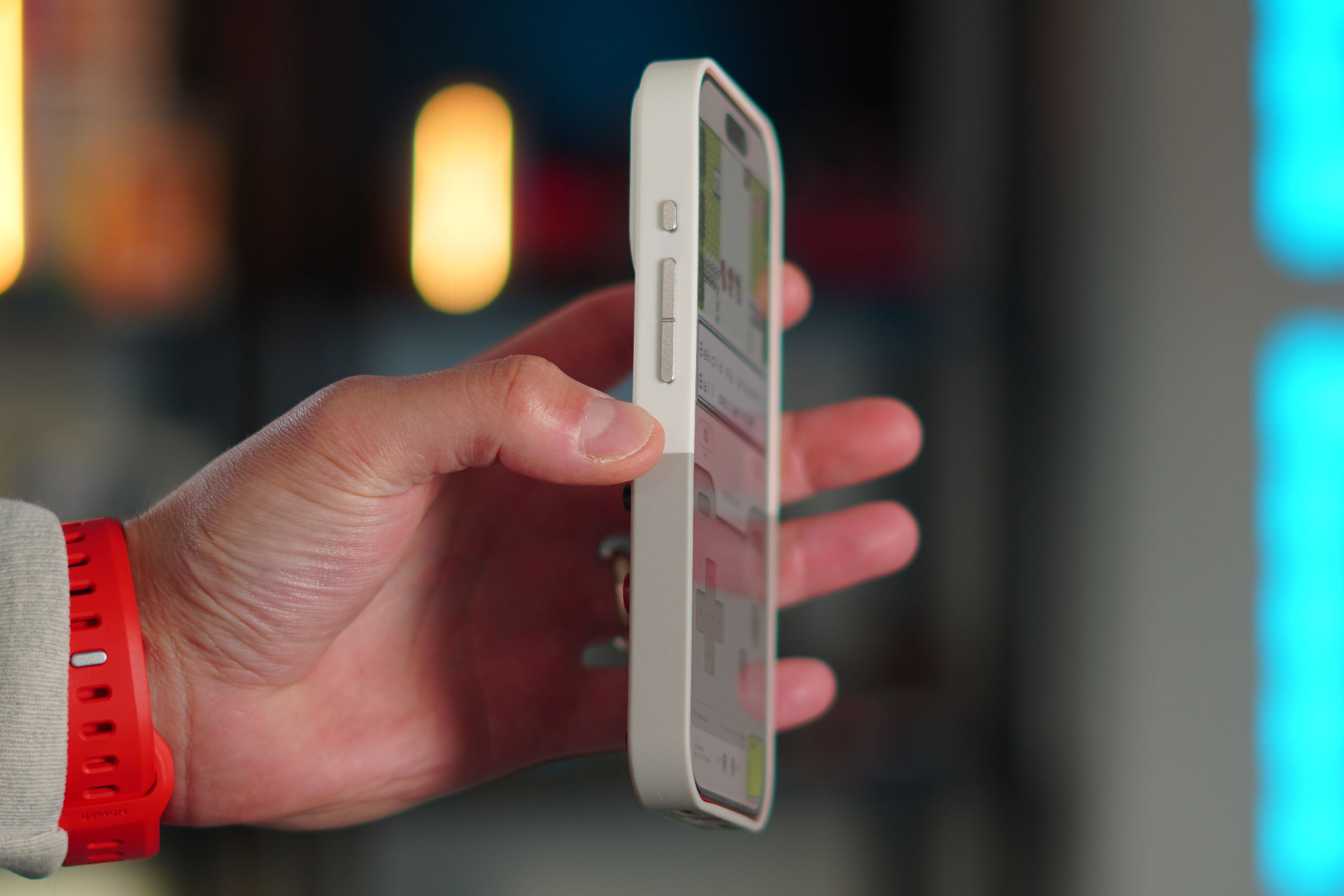 This iPhone case turns your phone into a retro console with buttons ...
