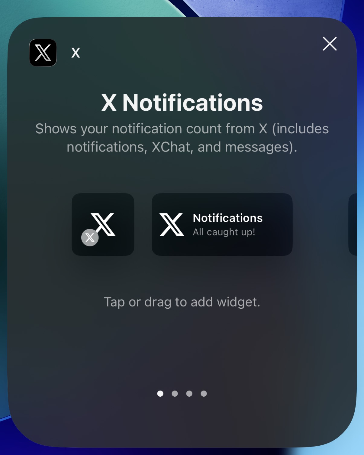 X for iOS finally offers widgets, five years after first teasing them ...