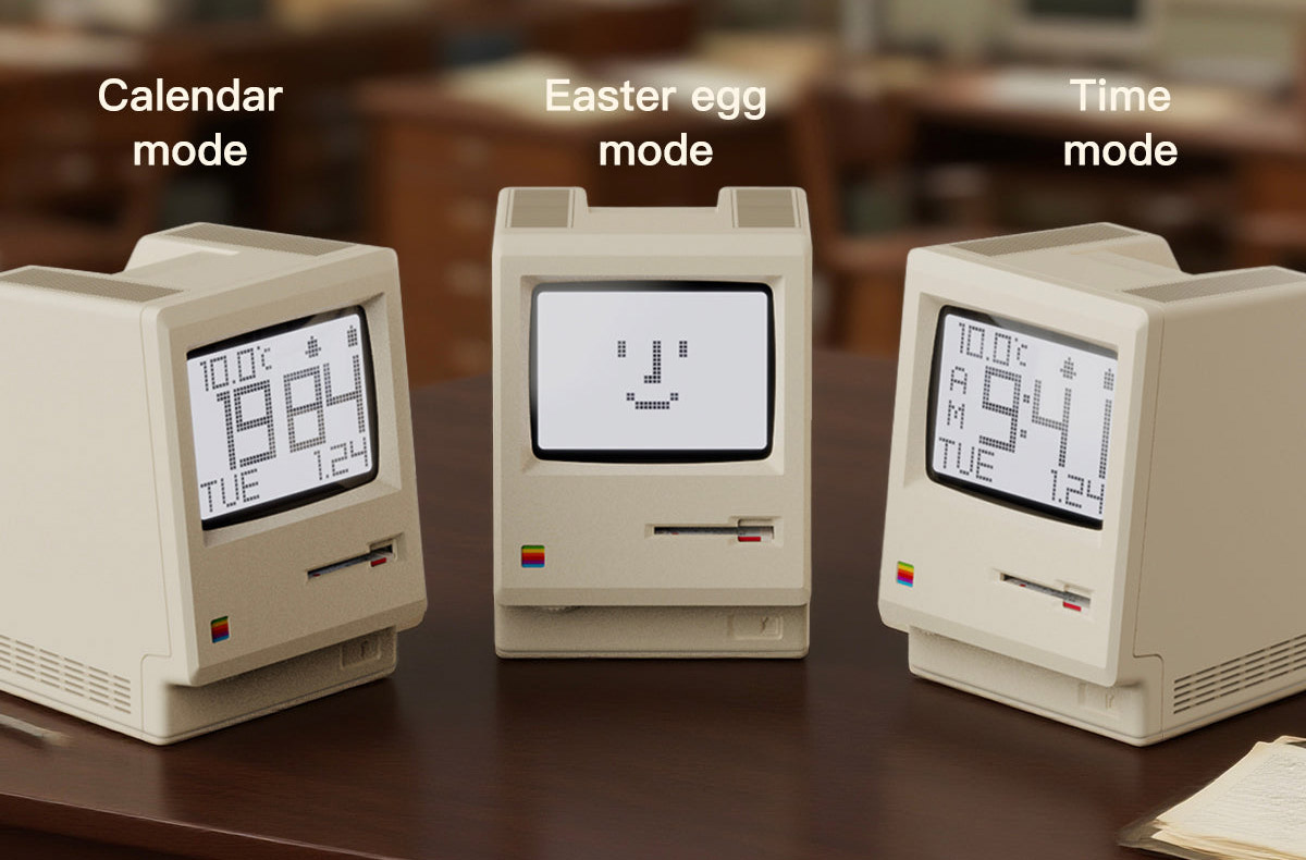 Maclock is an adorable desk clock for 1984 Macintosh lovers - 9to5Mac