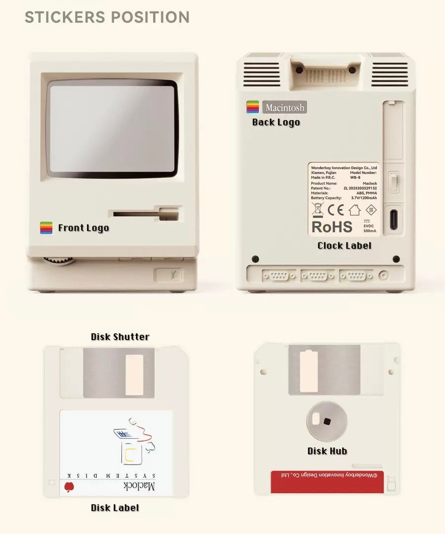 Maclock is an adorable desk clock for 1984 Macintosh lovers - 9to5Mac
