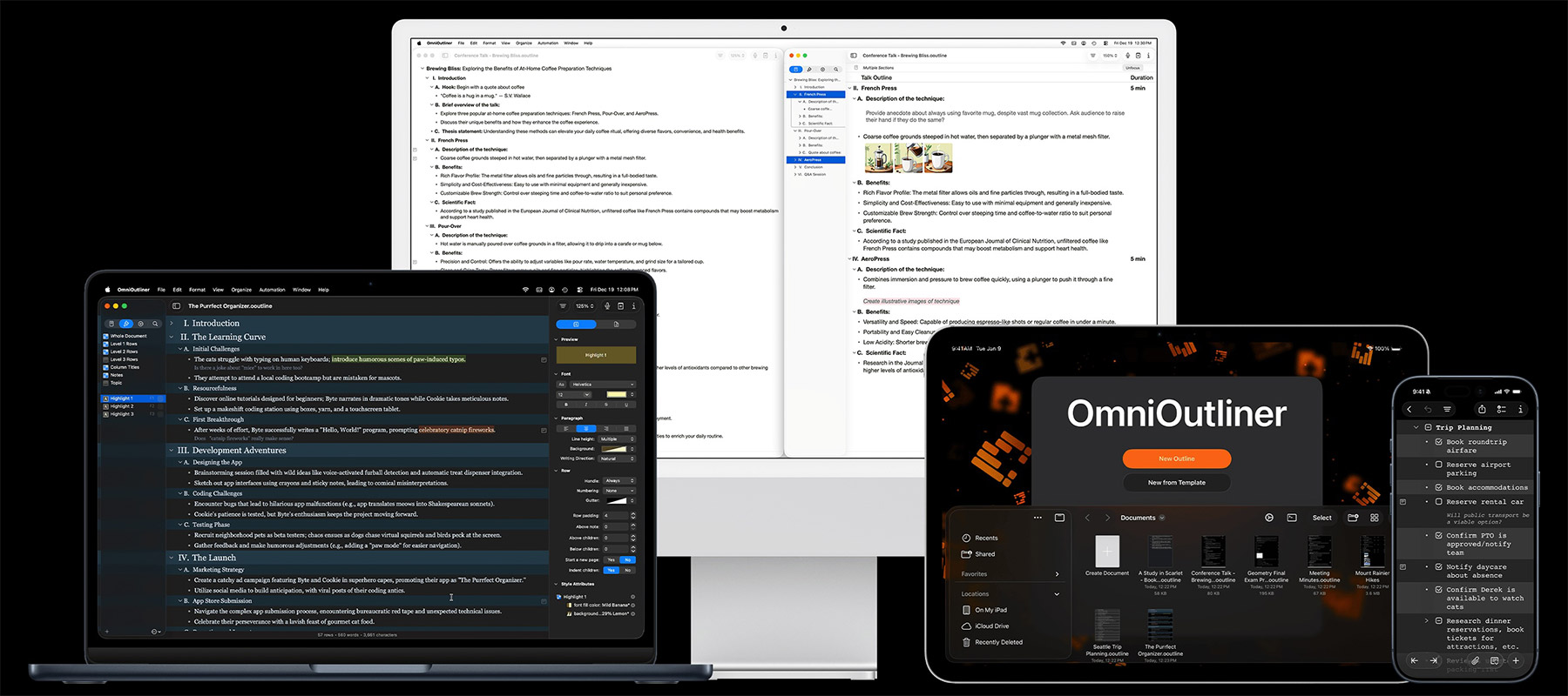 OmniOutliner 6 gets Liquid Glass, Apple Intelligence, more - 9to5Mac