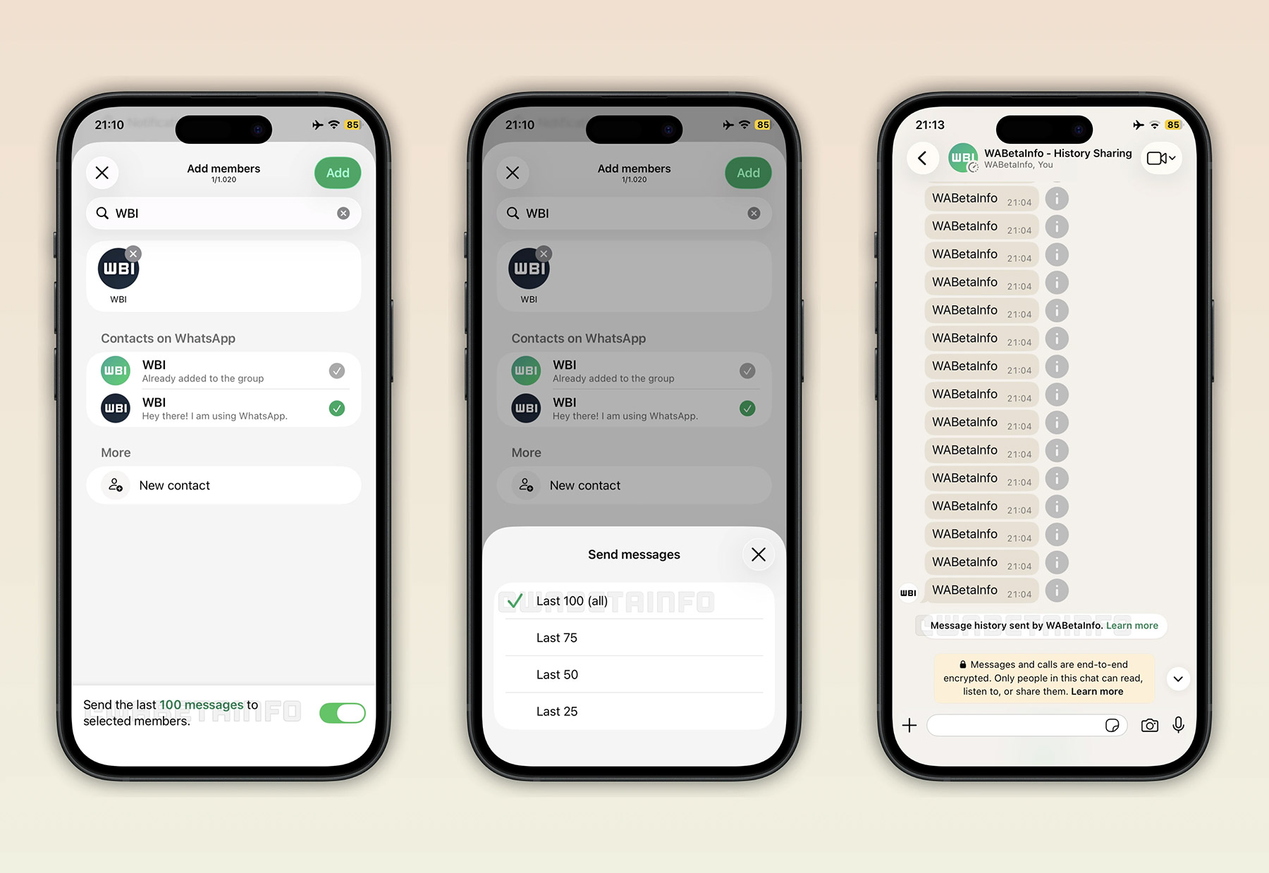 WhatsApp to let users share recent chat history with new group members ...