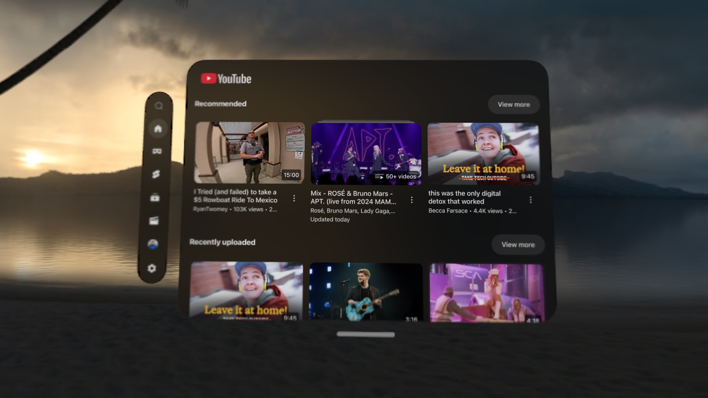 YouTube launches native app for Apple Vision Pro - 9to5Mac