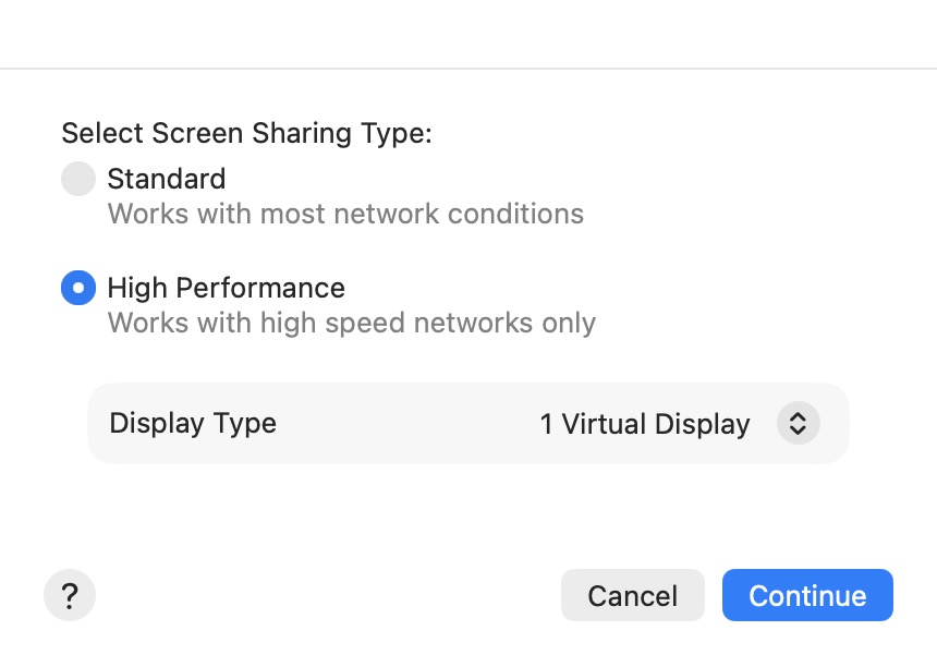 How to use macOS ‘High Performance screen sharing’ for lower latency ...