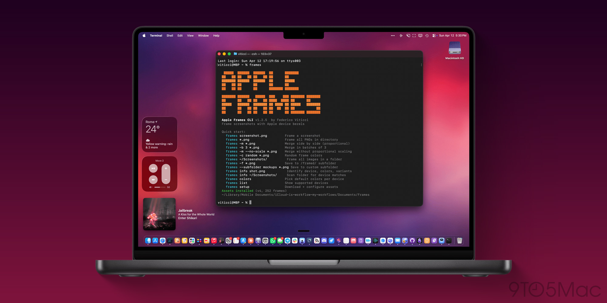 'Apple Frames' shortcut gets massive overhaul, new CLI for the Terminal ...