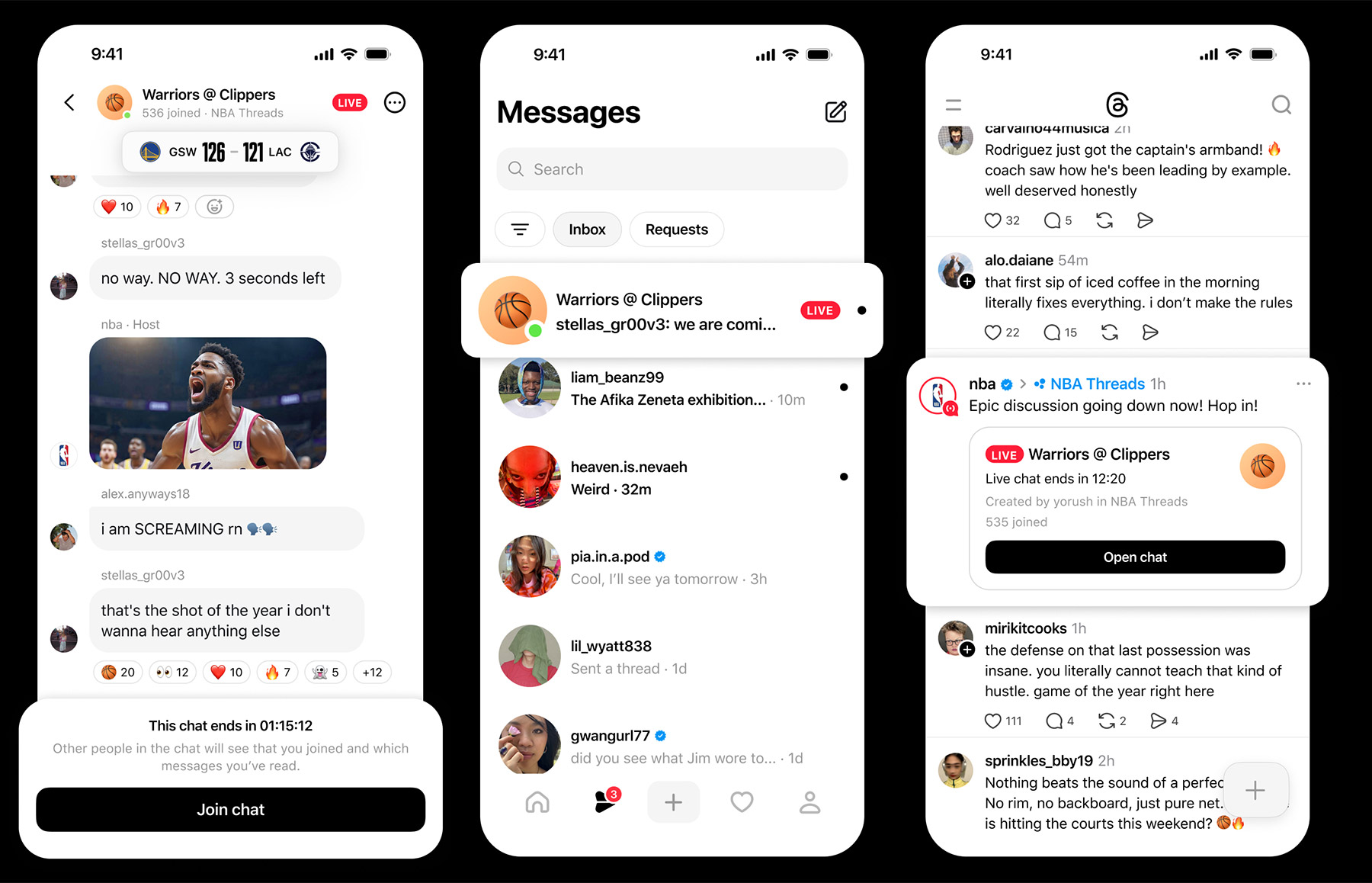 Threads users can now join group chats during live events - 9to5Mac