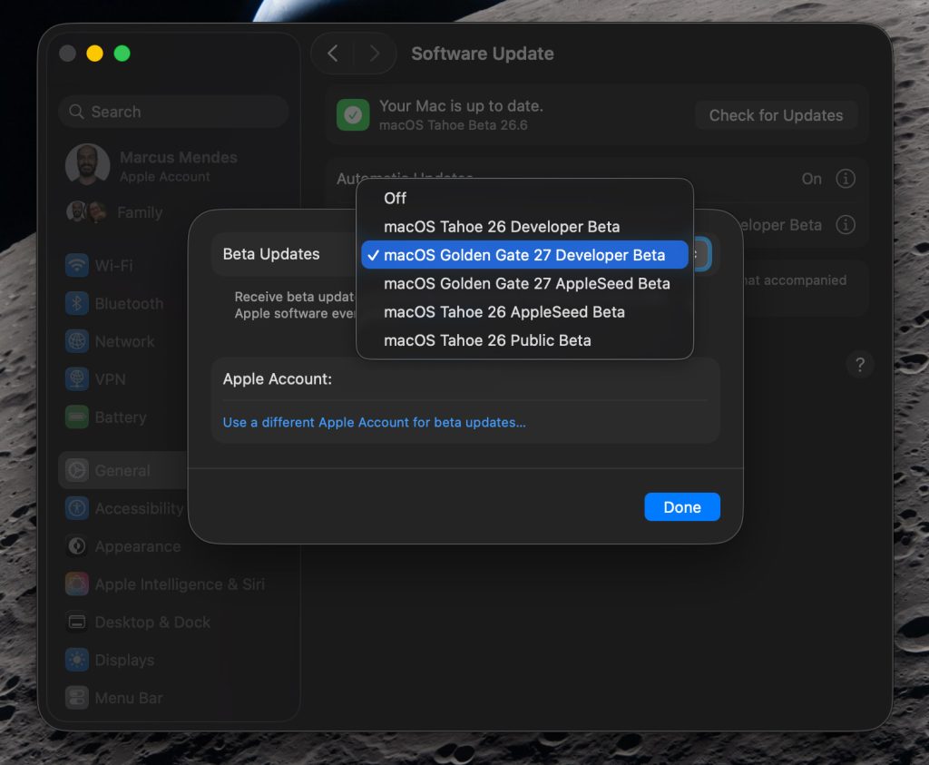 macOS Golden Gate 27 beta 1 now available, here’s how to install it ...