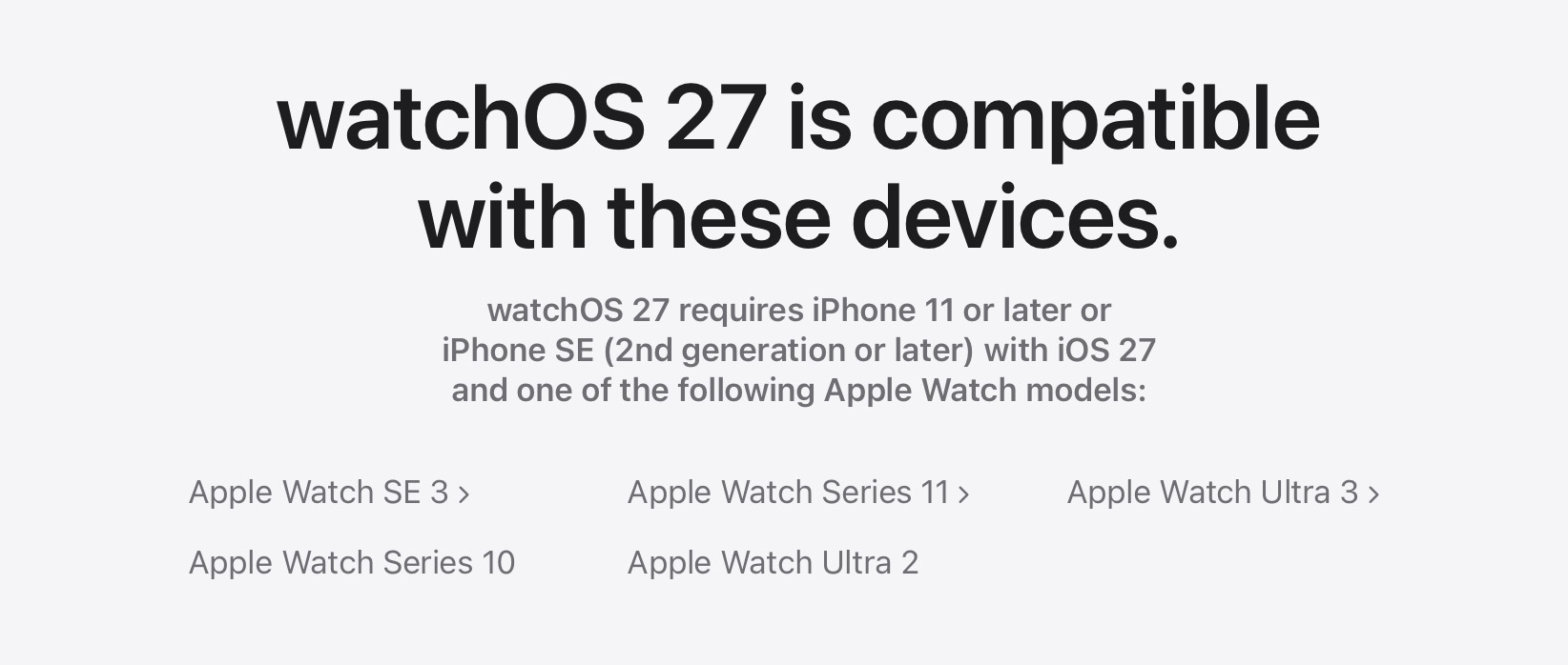 Will your Apple Watch run watchOS 27? Here’s the full list of ...