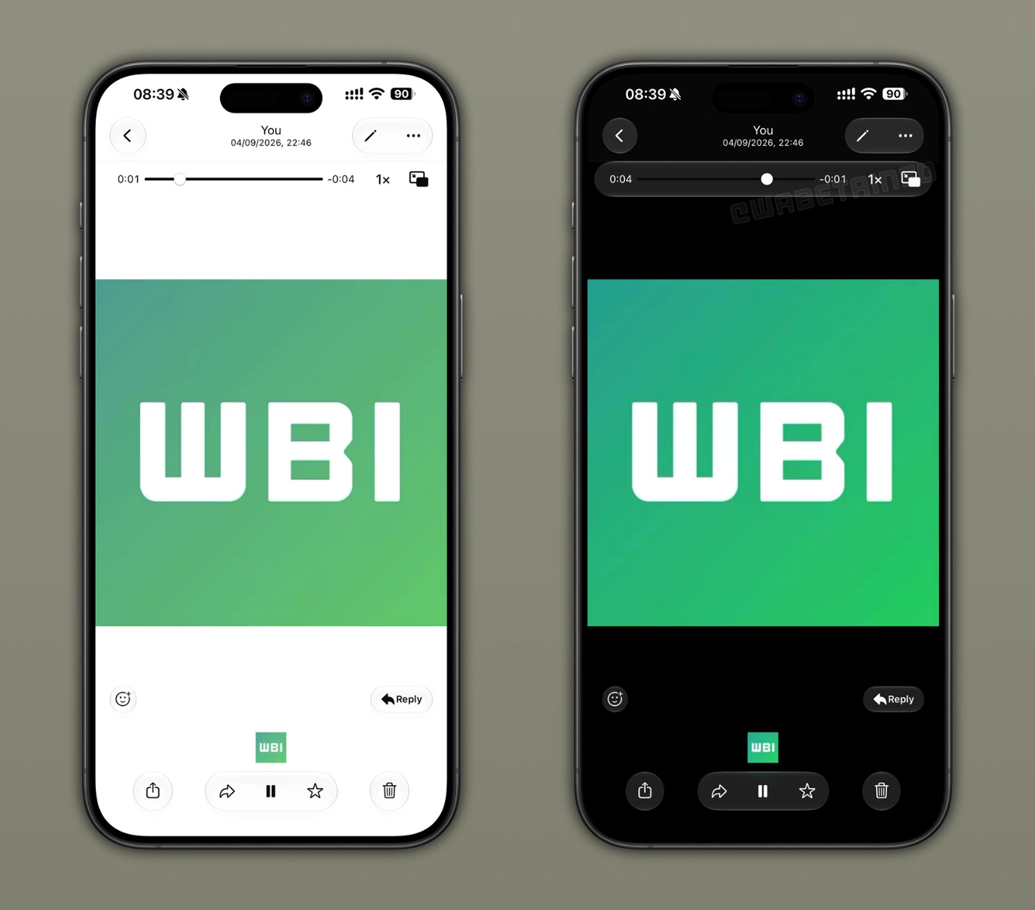 WhatsApp expands the Liquid Glass design to its video player - 9to5Mac